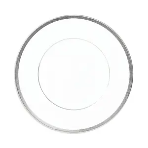 Bernardaud Maille Platinum Service Plate - Platinum White