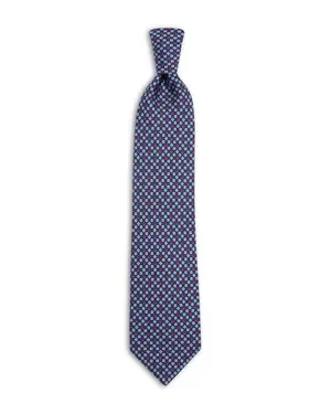 FERRAGAMO Silk Classic Gancini Floral Tie