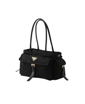 Prada Explore Medium Re-nylon And Leather Tote Bag