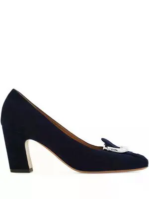 FERRAGAMO 70mm Gancini Block-heel Pumps