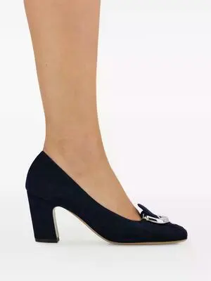 FERRAGAMO 70mm Gancini Block-heel Pumps