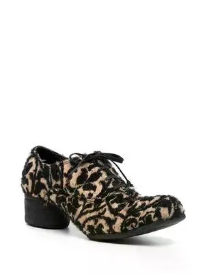 UMA WANG Jacquard Square-toe Brogues