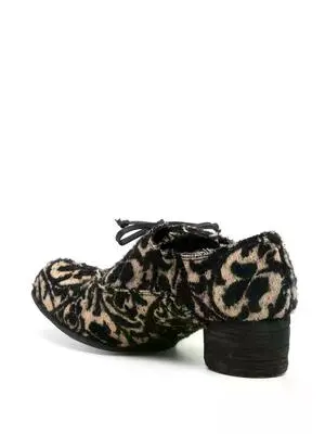 UMA WANG Jacquard Square-toe Brogues