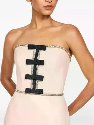 Jenny Packham Odette Bow-embellished Midi Dress