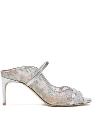 MALONE SOULIERS Noah Flower-embroidered Sandals