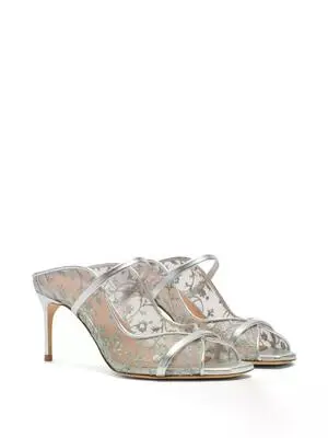 MALONE SOULIERS Noah Flower-embroidered Sandals
