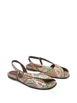 Etro Paisley Print Sandals