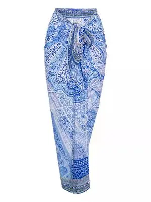 Camilla Graphic-print Skirt