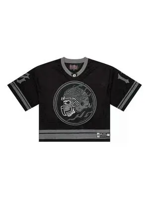 GODSPEED Graphic Print Cropped T-shirt - Black