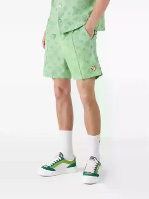 Casablanca Monogram-pattern Track Shorts