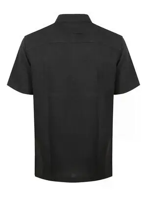 Zegna Buttoned Polo Shirt - Black
