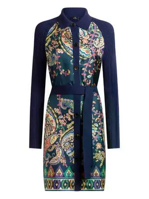 Etro Ribbed Paisley Cardigan