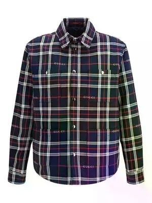 Gucci Logo Tartan Overshirt