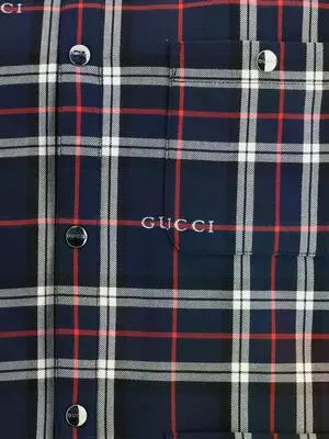 Gucci Logo Tartan Overshirt