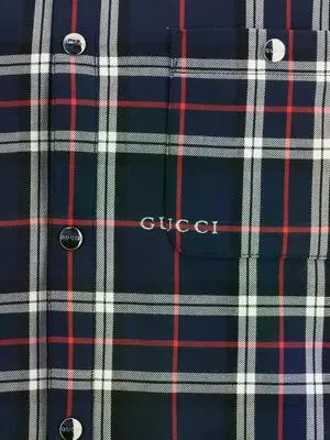 Gucci Logo Tartan Overshirt
