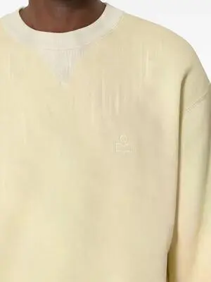 MARANT Miker Embroidered Sweatshirt - Yellow