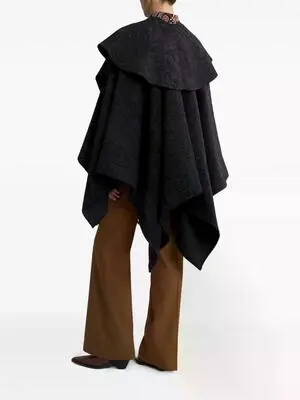 Etro Jacquard Paisley Cape