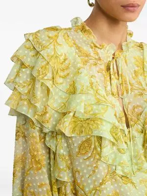 Etro Floral Top - Yellow