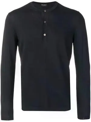 DELL'OGLIO Button-up Knitted Jumper