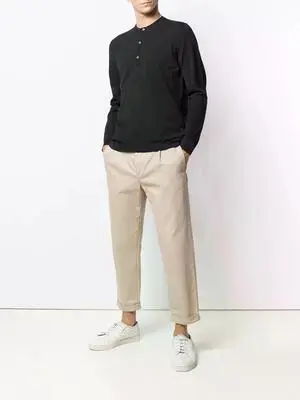 DELL'OGLIO Button-up Knitted Jumper