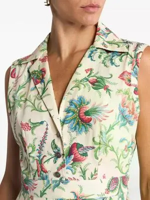 Etro Floral-print Midi Dress