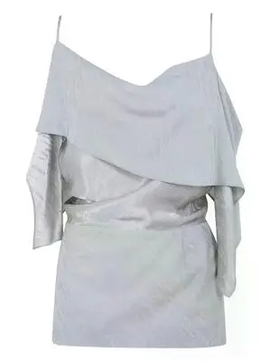 MAISON MARGIELA Ruffled Strappy Blouse