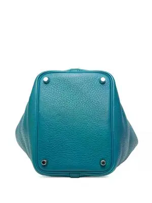 Hermès Clemence Picotin Lock 18 Handbag - Blue