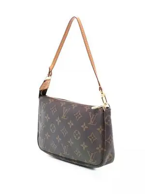 LOUIS VUITTON 2001 Monogram Pochette Accessoires Shoulder Bag
