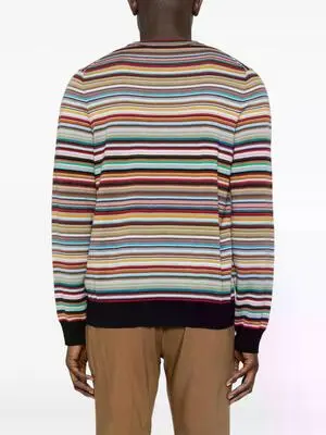 Paul Smith Striped Long-sleeve Sweater - Blue