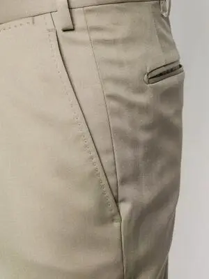 DELL'OGLIO Slim-fit Tailored Trousers - Neutrals