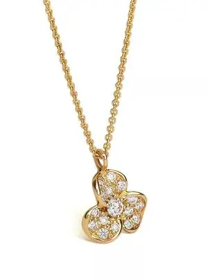 LEO PIZZO 18kt Yellow Diamond Pendant Necklace