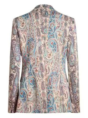 Etro Single-breasted Paisley Jacquard Jacket