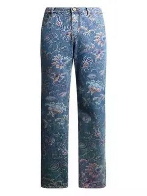 Floral Jeans For Men