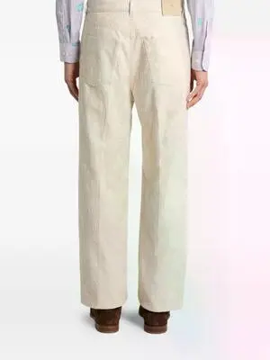 Etro Pressed Creases Leafy Jeans