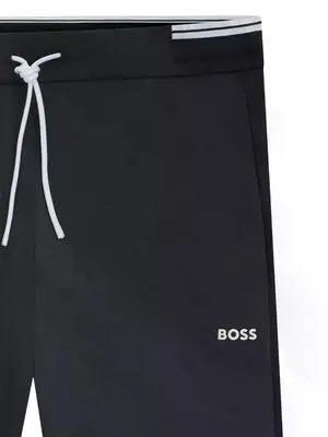 BOSS Drawstring-waist Cuffed Track Pants