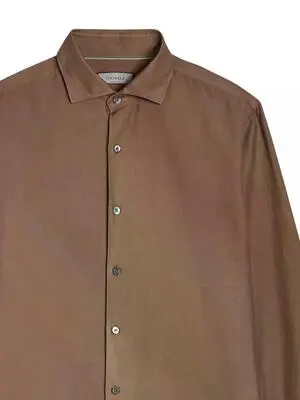Canali Long-sleeve Shirt - Brown
