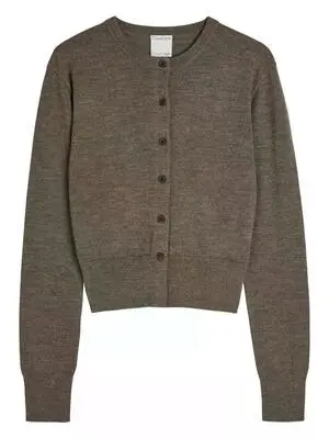 Calvin Klein Lila Button Cardigan - Brown