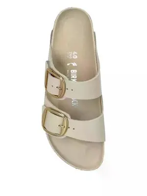 BIRKENSTOCK Arizona Big Buckle Slides - Neutrals