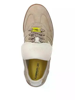 Flamingos Slim Player Logo Sneakers - Neutrals