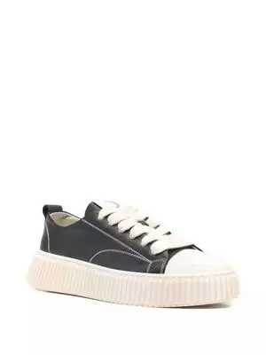 RHUN Contrast-stitching Sneakers - Black