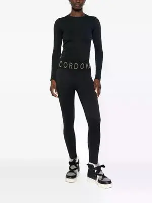 Cordova Crew-neck Baselayer Top - Black