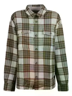 AMI Paris Check-pattern Shirt With Pockets