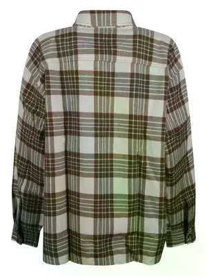 AMI Paris Check-pattern Shirt With Pockets