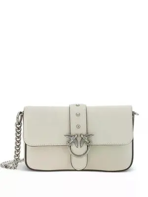 Pinko Love One Slouchy Crossbody Bag - Neutrals
