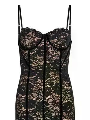 Alice + Olivia Lace Slip Maxi Dress