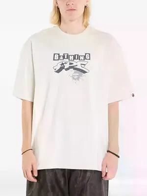 A BATHING APE Graffiti Logo T-shirt