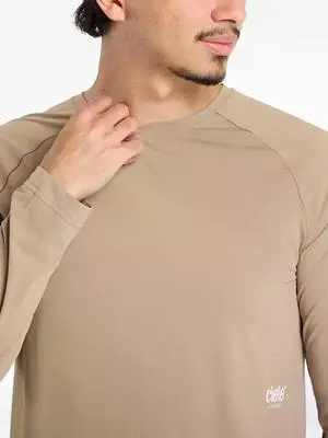 CIELE Long-sleeve Crewneck T-shirt With Raglan Sleeves