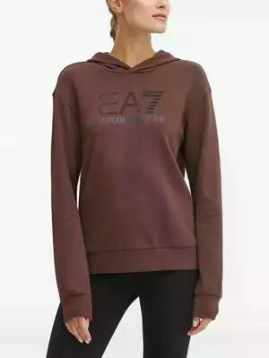 Ea7 Drawstring Sweatshirts Hoodies For Women