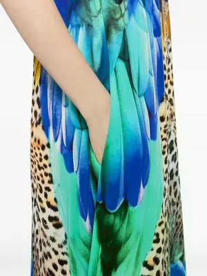 Camilla Graphic-print Flared Jumpsuit