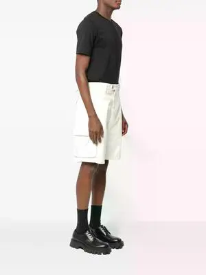 Brunello Cucinelli Cotton Cargo Shorts - White